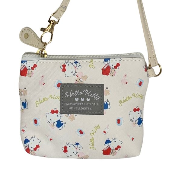 Hello Kitty | Bags | Hello Kitty Wristlet Small Purse White | Poshmark